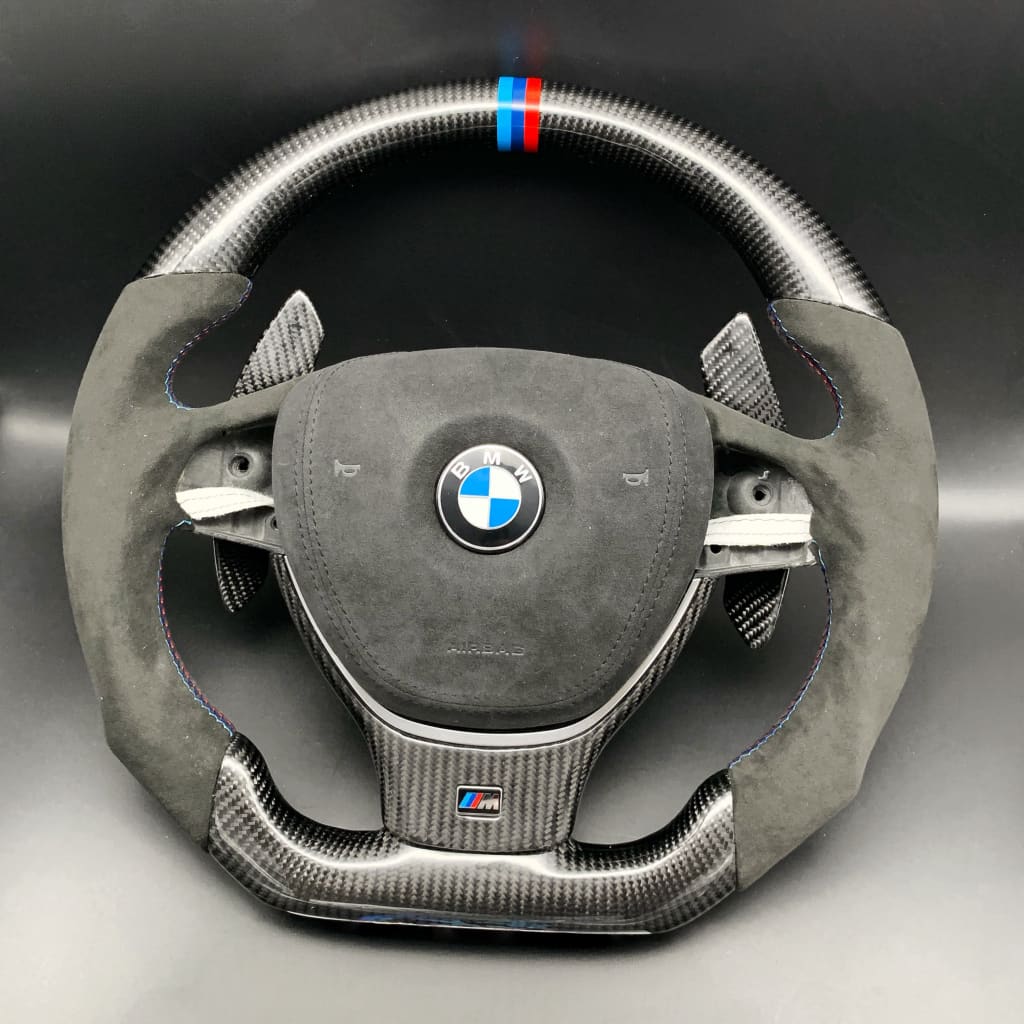 2011-2017 BMW F1X 5/6-series Carbon Fiber Steering Wheel – Destroyed ...