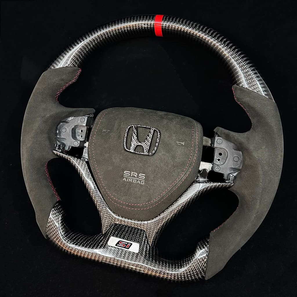 2012-2015 9th gen Honda Civic Carbon Fiber Steering Wheel – Destroyed ...