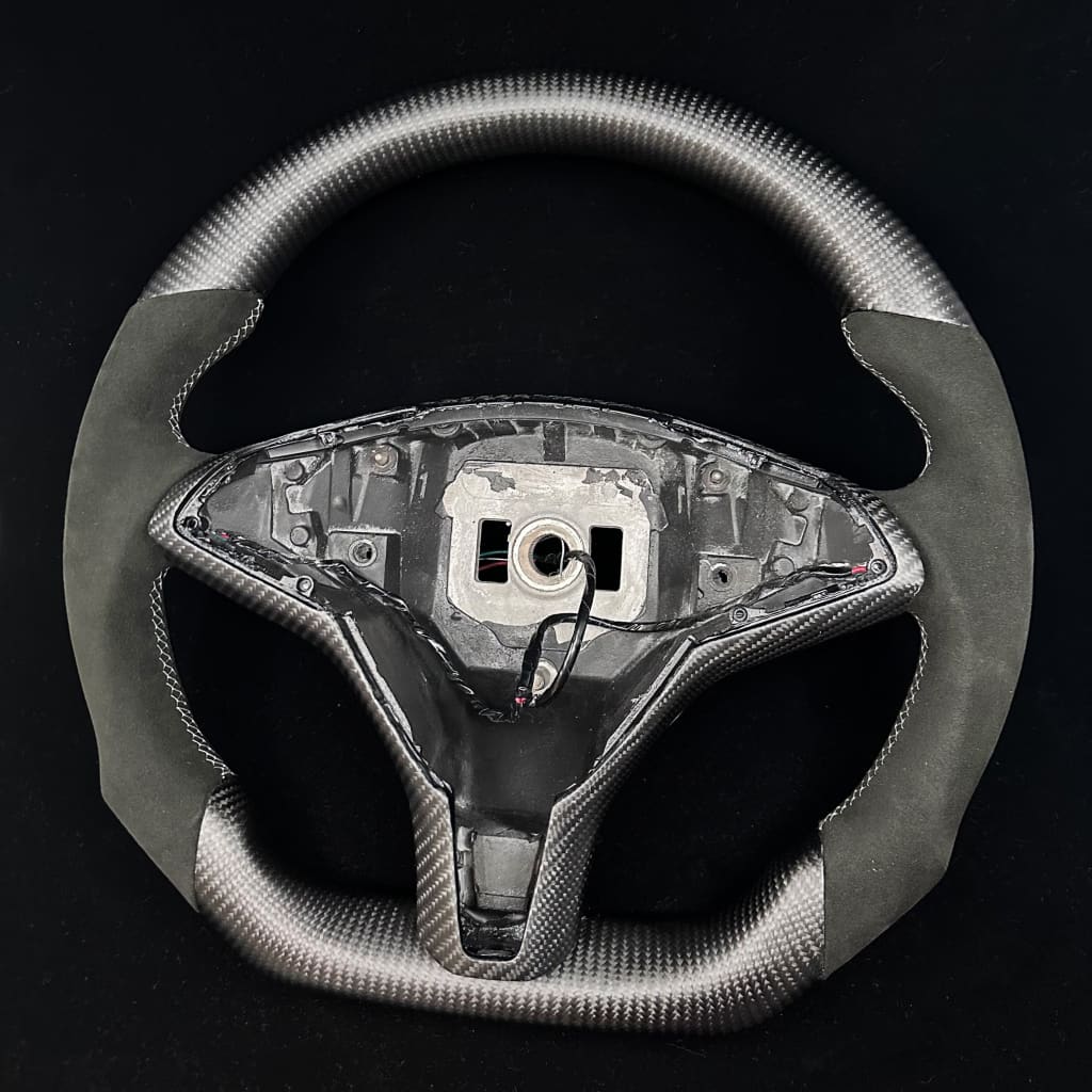 2013-2020 Tesla Model S/X Carbon Fiber Steering Wheel – Destroyed Kustoms