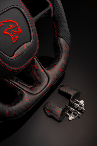 2015-24 Dodge Challenger Hellcat Kustom Steering Wheel – Destroyed Kustoms